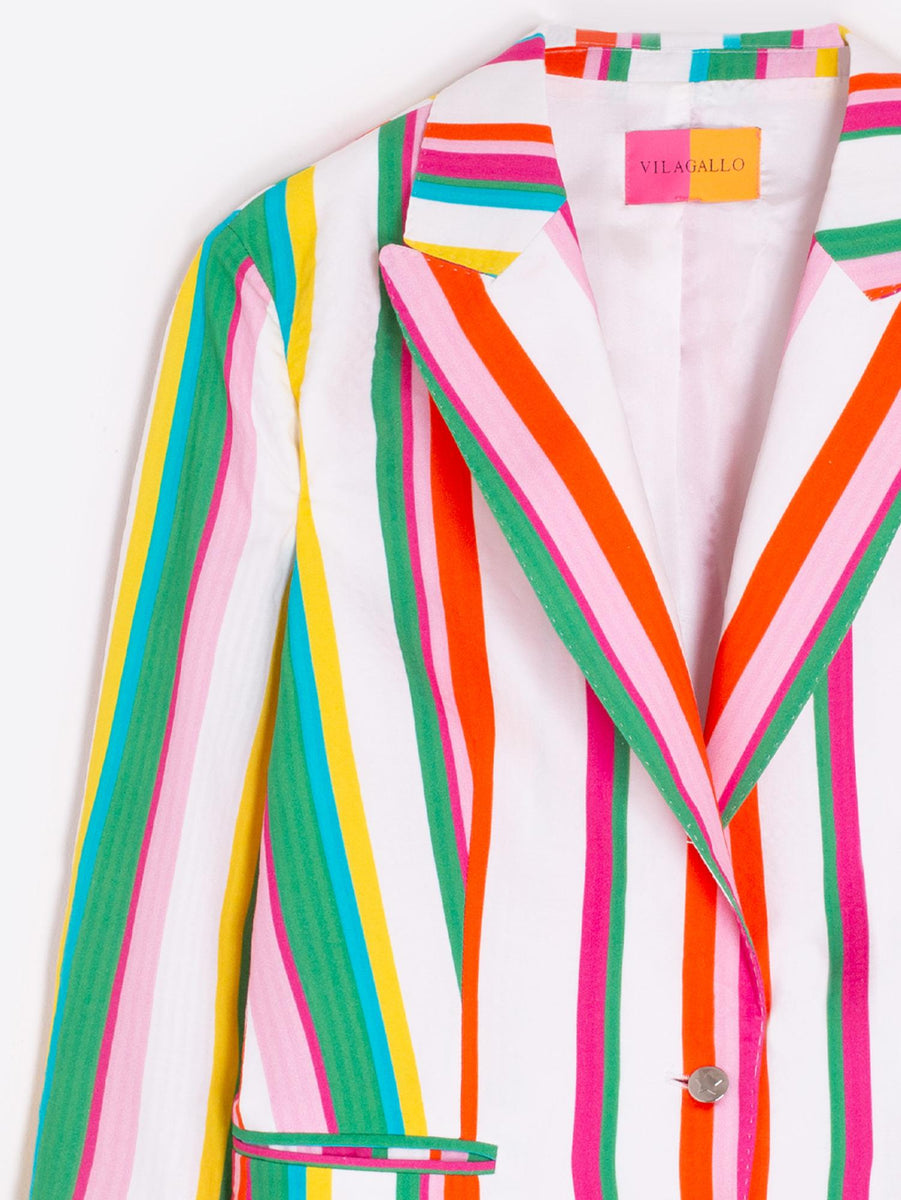 Sophia Raya Seersucker Jacket-Multicolor – Benjamin's & Libba's