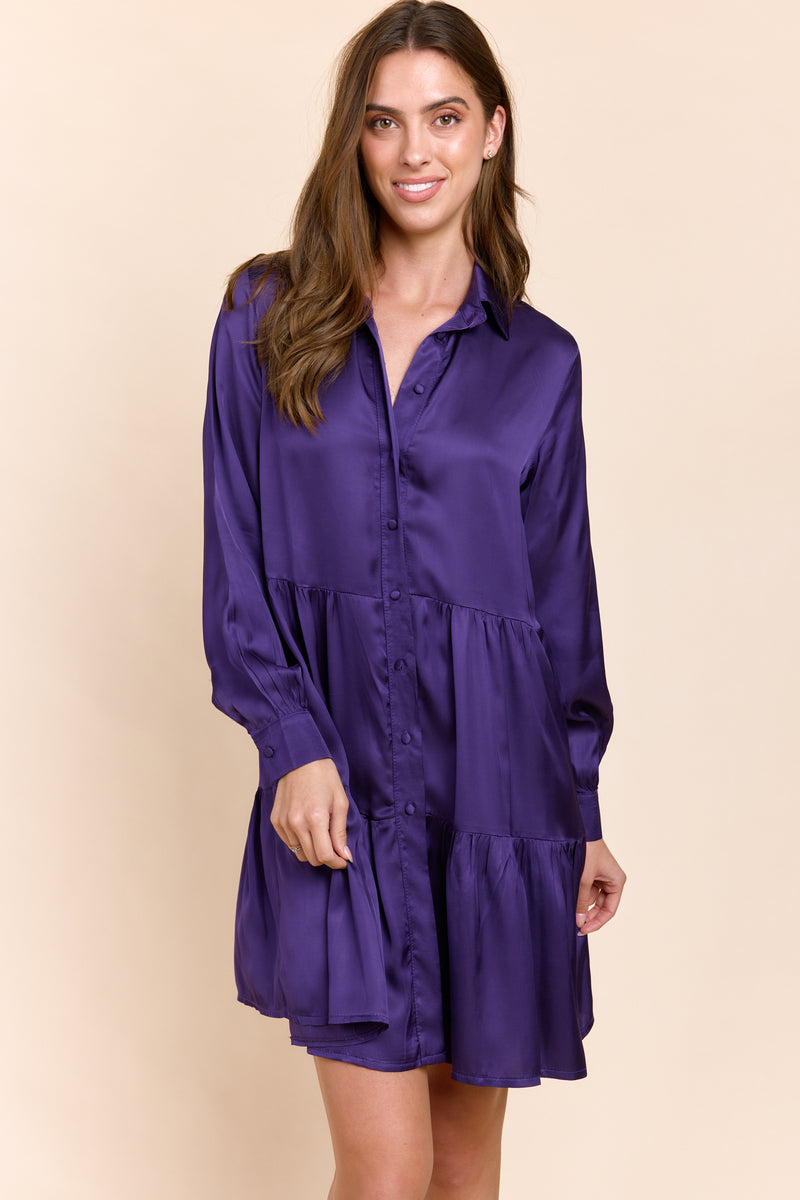 Anahi Dress (Purple) – Benjamin's & Libba's