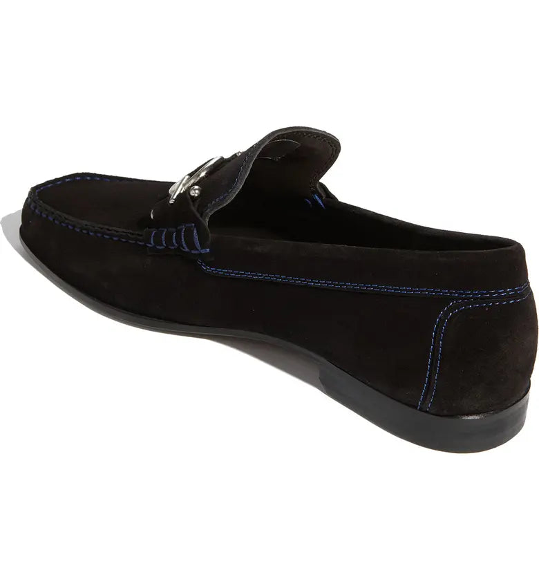 Dacio Loafer - Black Suede – Benjamin's & Libba's