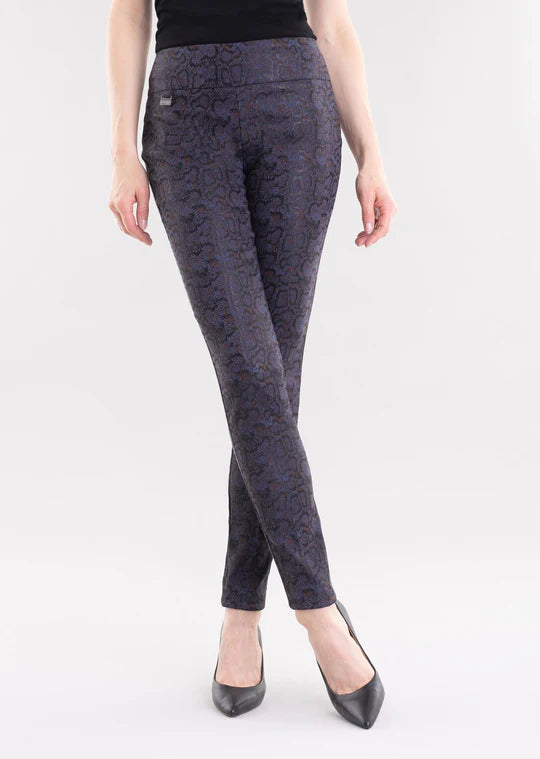Shayla Snake Print Pant-Black/Navy – Benjamin's & Libba's