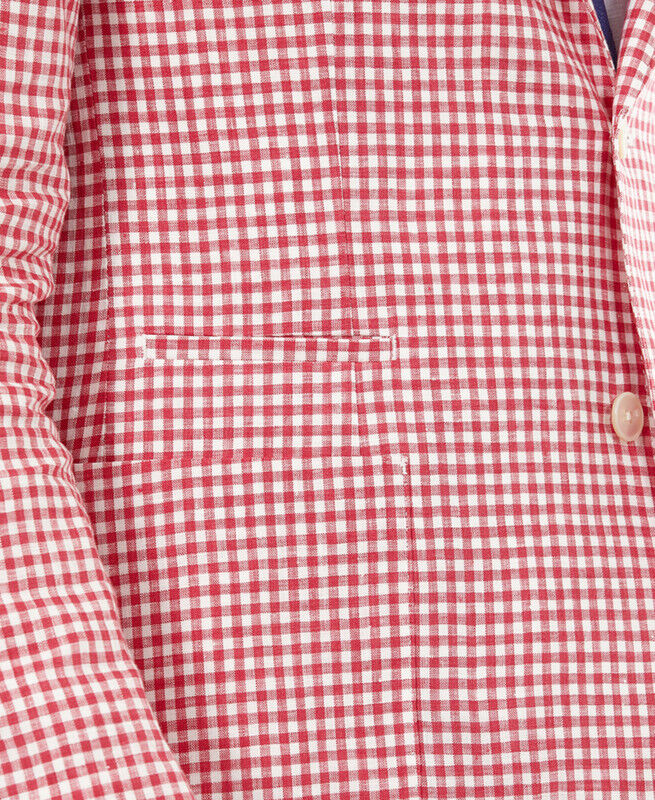 Gingham Check Sport Coat - Fuchsia – Benjamin's & Libba's