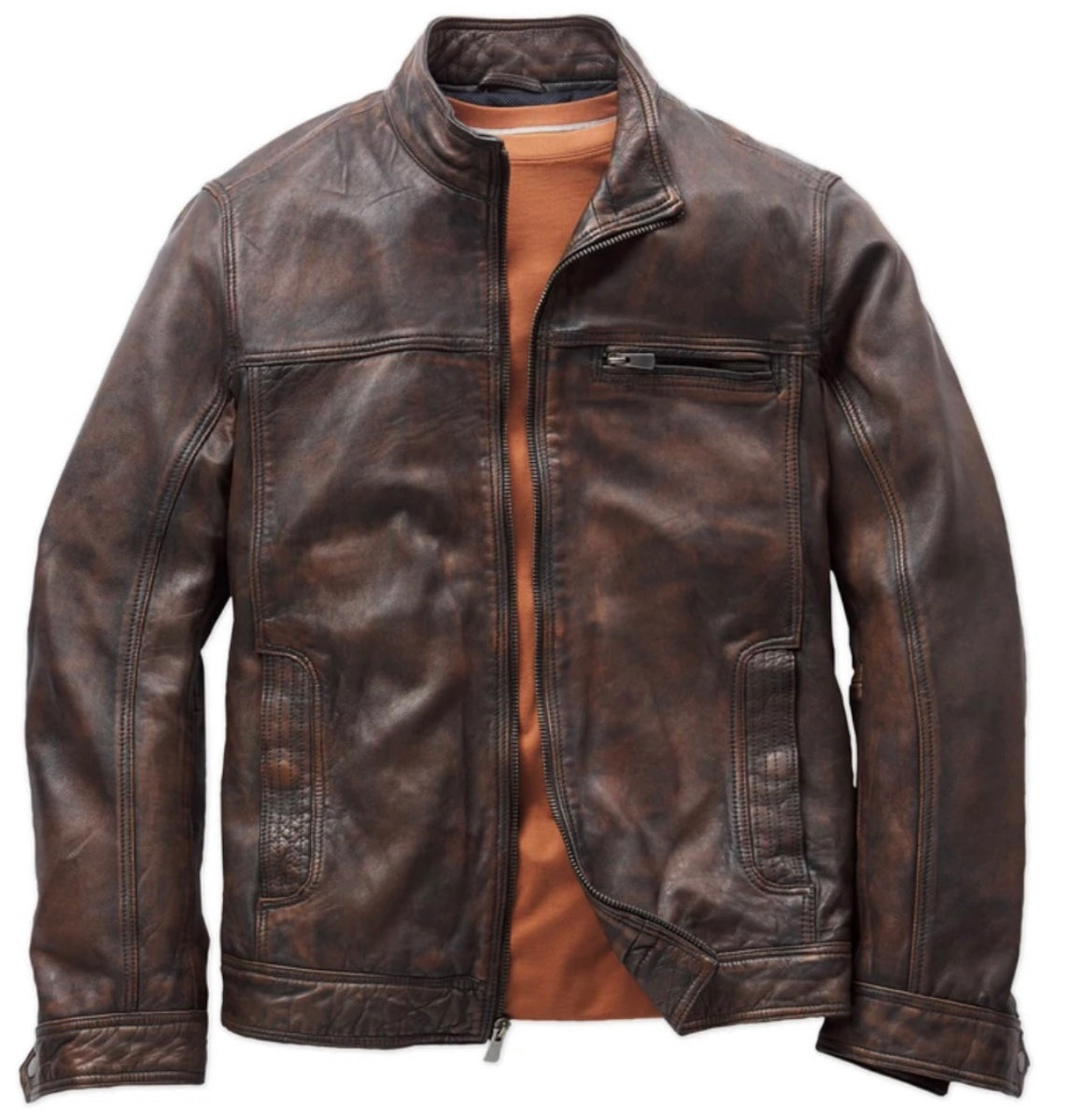 Burnished Brown Zip Jacket – Benjamin's & Libba's